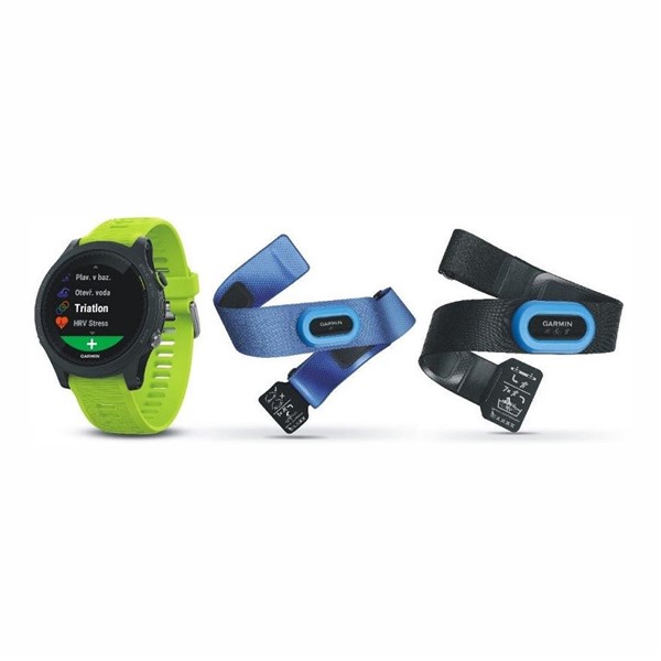 GPS hodinky Garmin Forerunner 935 TRI Bundle - černé/zelené | eberry.cz