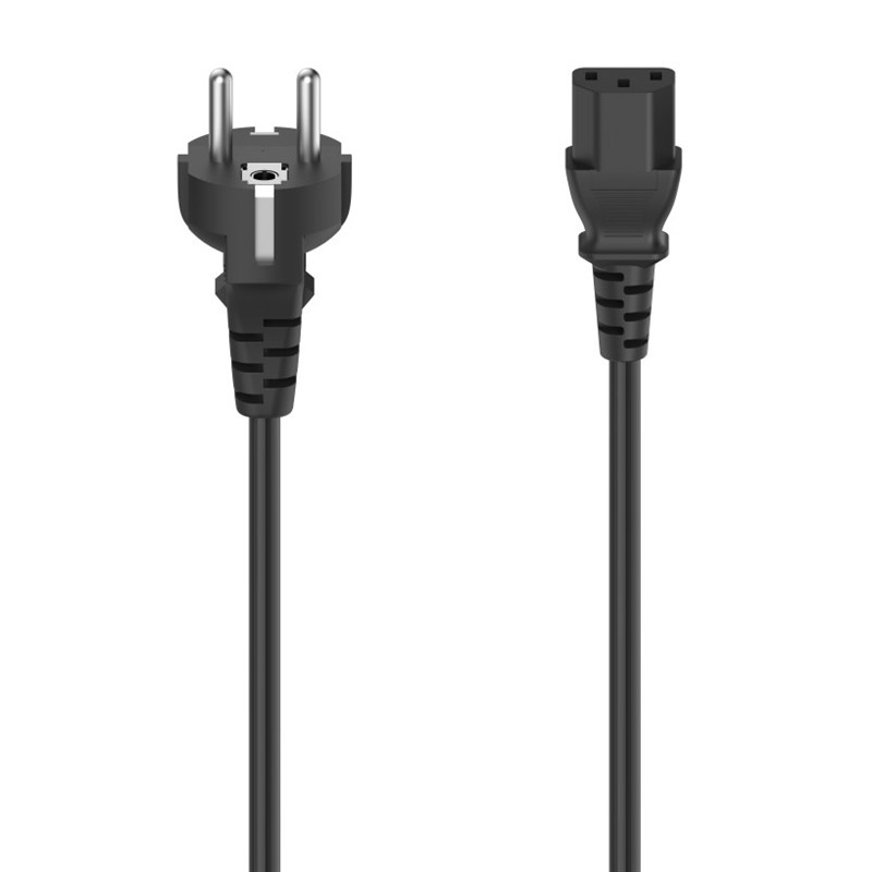 Kabel Hama napájecí pro PC 1,5 m - černý | eberry.cz