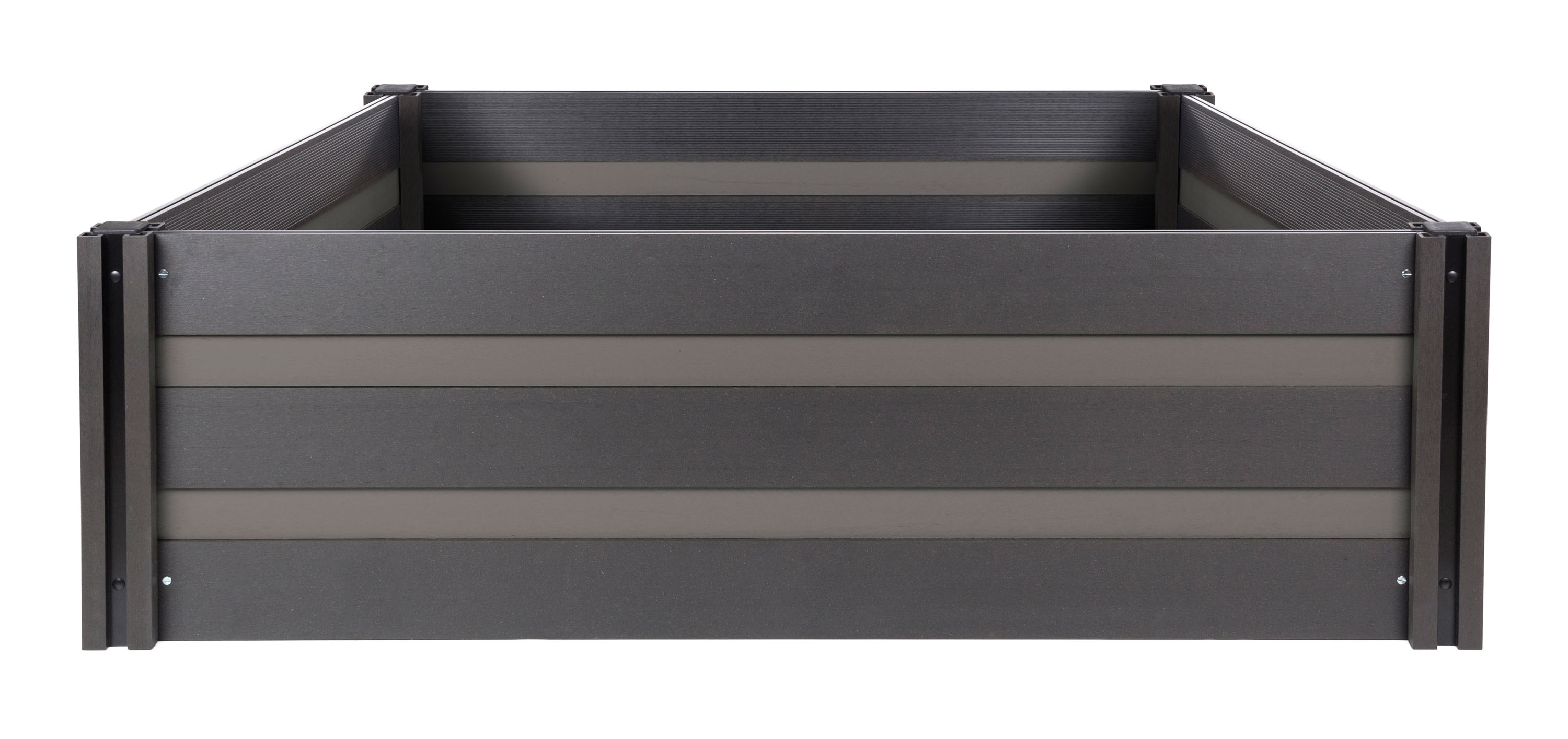 Vyvýšený záhon G21 Crop Duo 183 x 143 x 57, WPC, Eben | eberry.cz